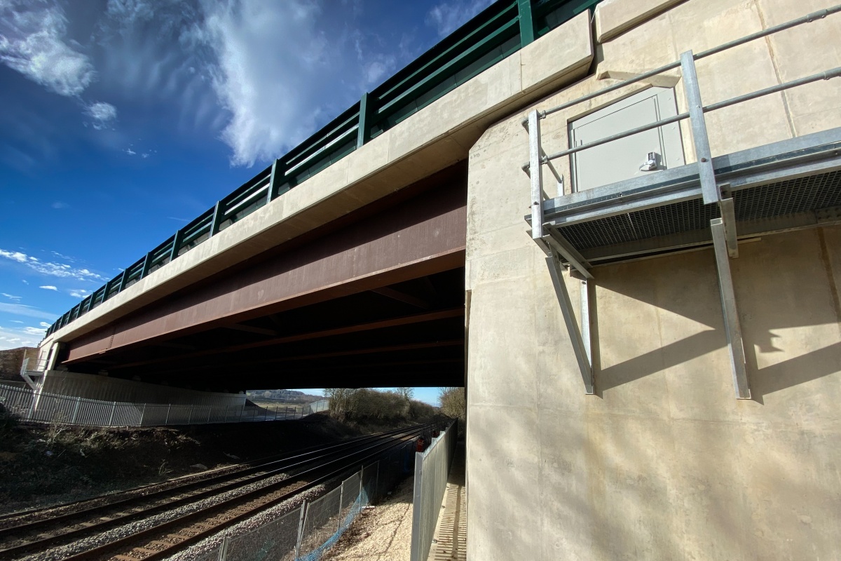 G15 steel doors for for Lincoln bypass road bridge