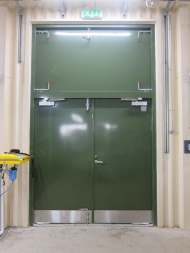 Steel Door Transom and side panels