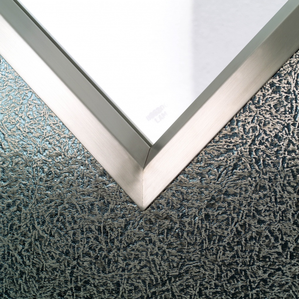 RX15 Visually striking stainless steel doorset.