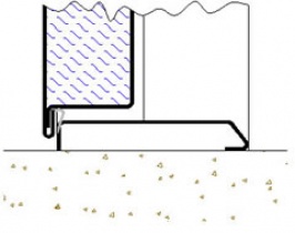 Steel Door Threshold types in galvanised or stainless steel.