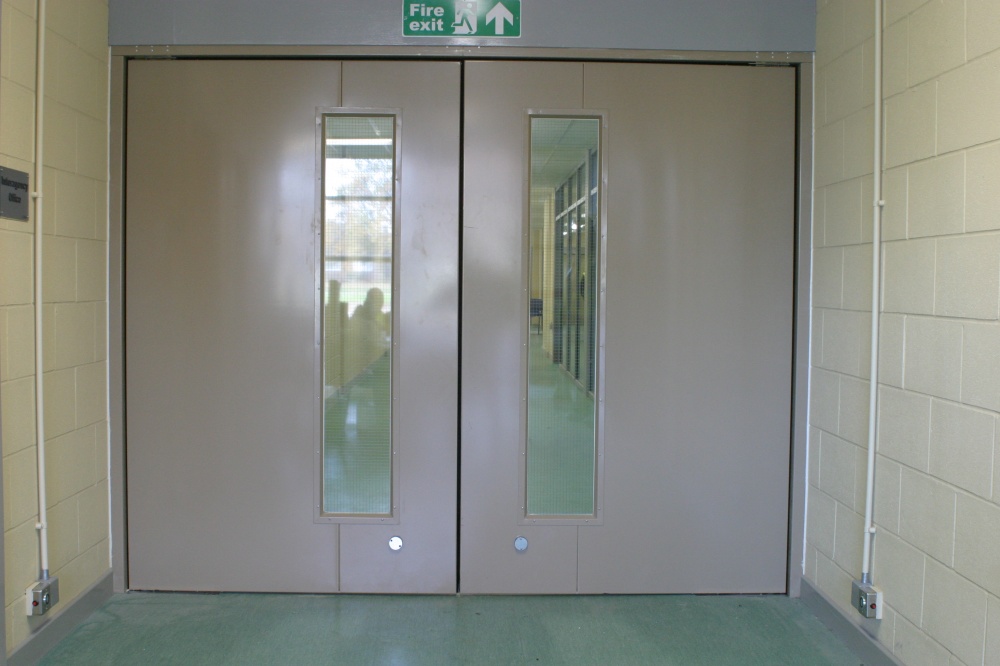 WS15 Large Double Action, Fire Rated Steel Door